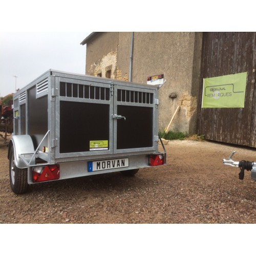 BW 4 Chiens XL 200 x 125 x 80 PTAC 750 kg | Morvan Remorques