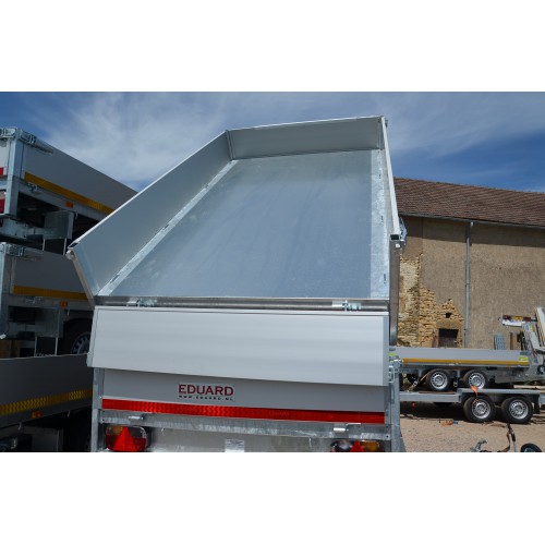 Eduard Benne 256 x 150 électrique PTAC 2000 kg | Morvan Remorques
