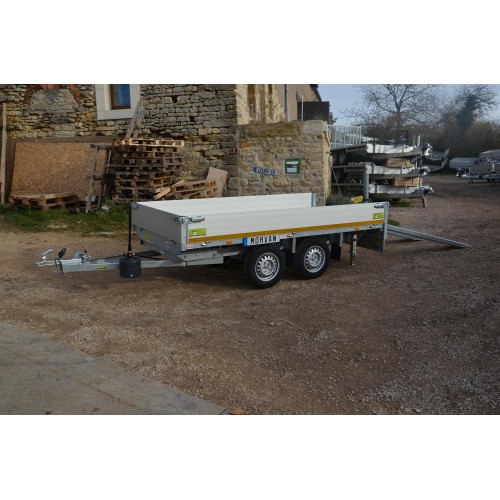 Eduard Benne 310 x 160 double essieux PTAC 750 kg | Morvan Remorques