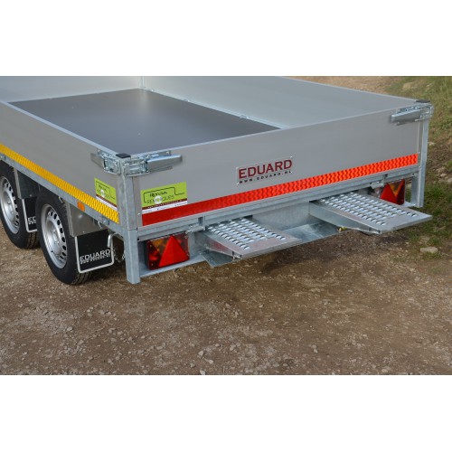 Eduard Benne 310 x 160 double essieux PTAC 750 kg | Morvan Remorques