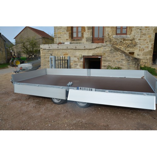 Eduard Plateau multi-usages 456 x 200 nu rampes et treuil PTAC 2700 kg ...